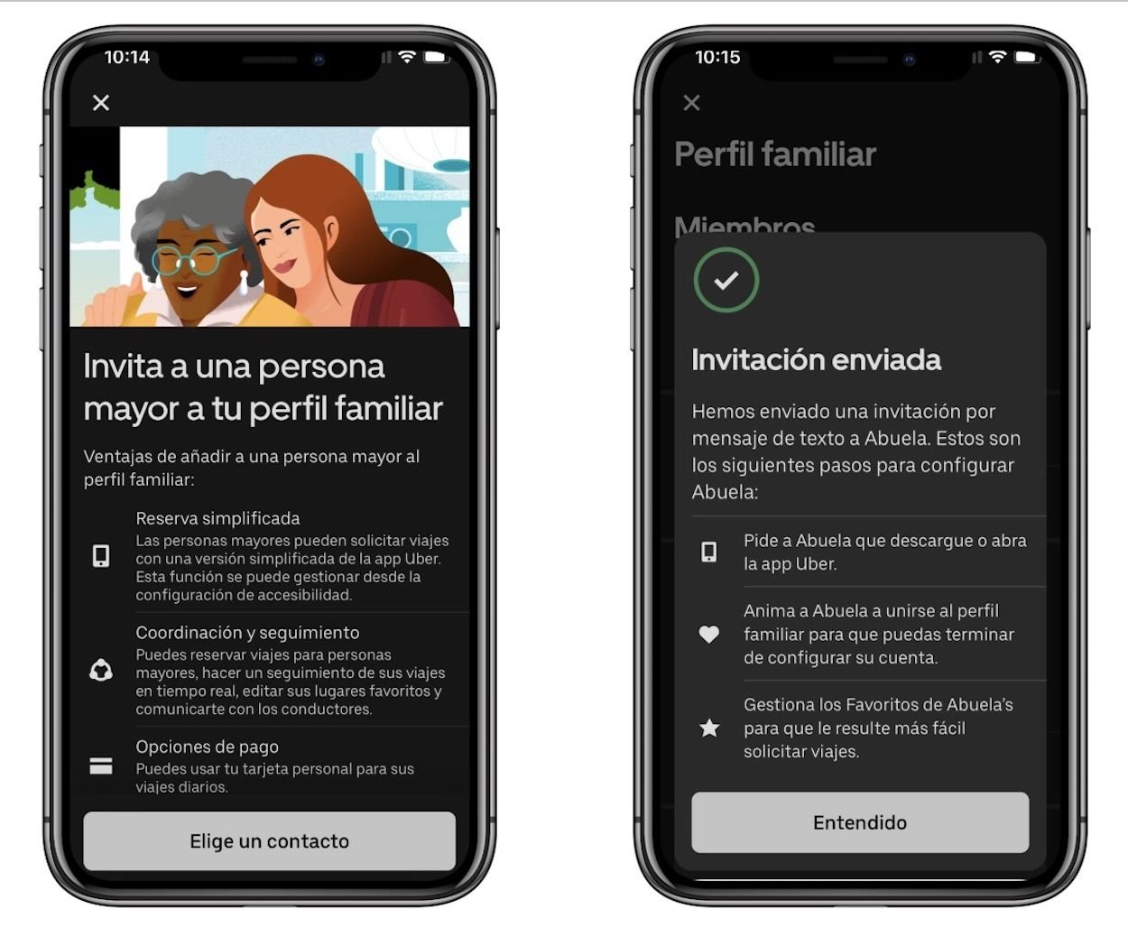 Uber senior: conoce la versión para personas mayores de la aplicación ...